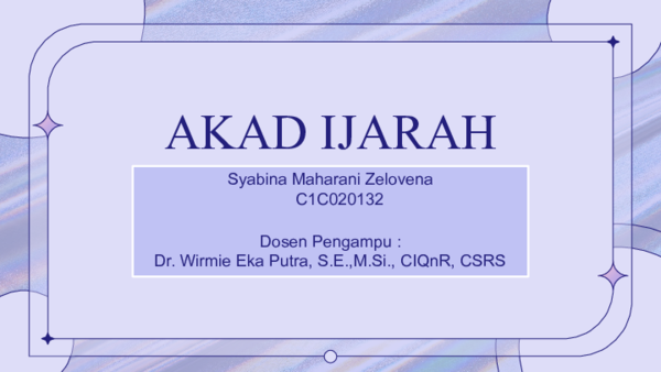 (PPT) PPT Akad Ijarah