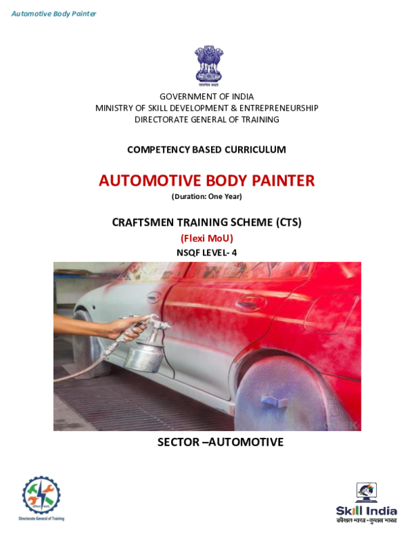 (PDF) GOVERNMENT OF INDIA MINISTRY OF SKILL DEVELOPMENT ...