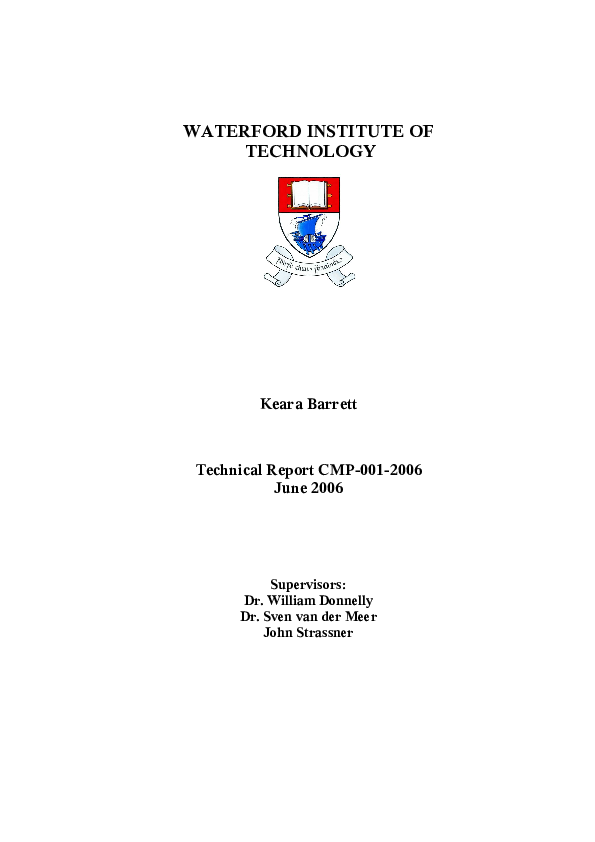 (PDF) Waterford Institute of Technology