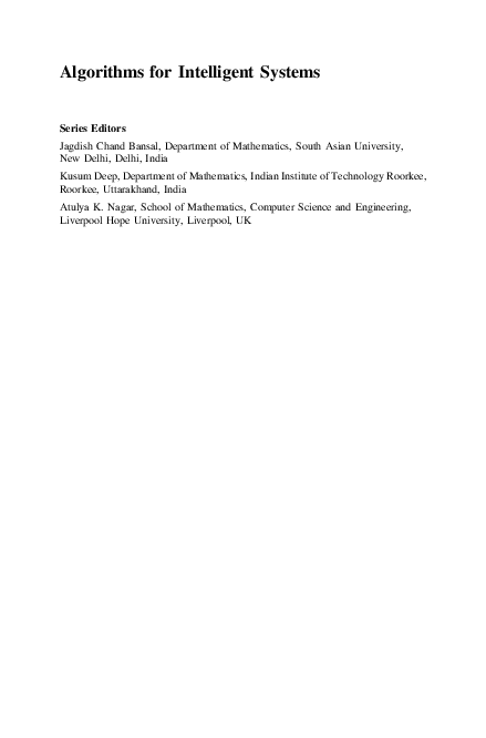(PDF) Evolutionary Data Clustering: Algorithms and Applications