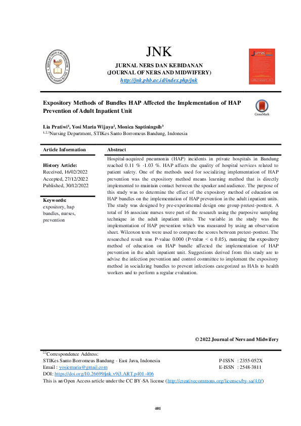 (PDF) Expository Methods of Bundles HAP Affected the Implementation of ...