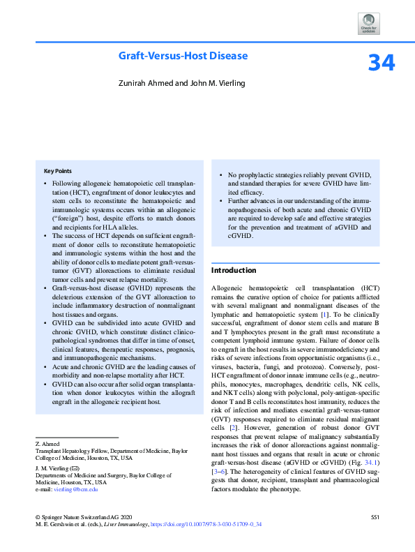 (PDF) Graft-Versus-Host Disease