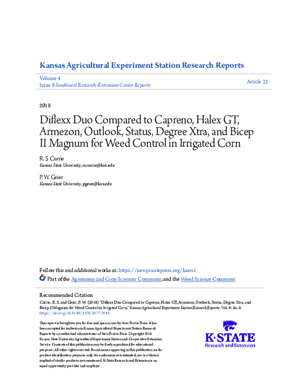 (PDF) Diflexx Duo Compared to Capreno, Halex GT, Armezon, Outlook ...