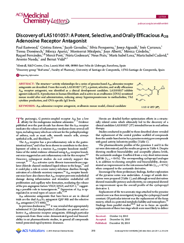 (PDF) Discovery of LAS101057: A Potent, Selective, and Orally ...