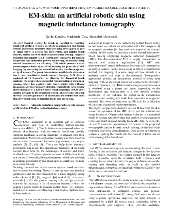 (PDF) EM-skin: an artificial robotic skin using magnetic inductance ...