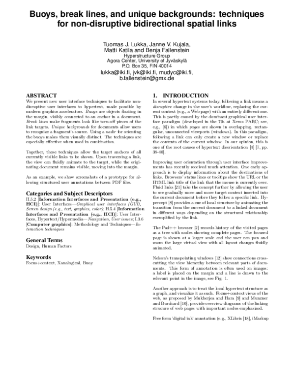 (PDF) Buoys, break lines, and unique backgrounds: techniques for non ...