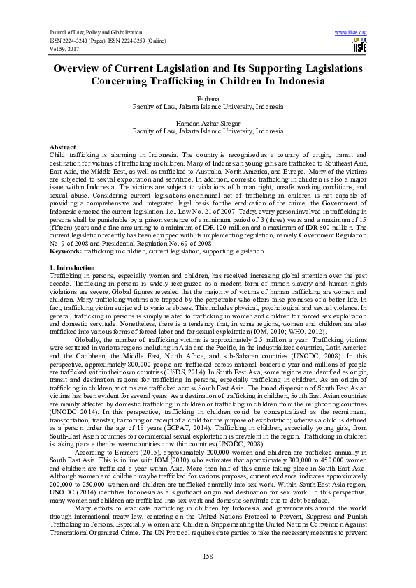 (PDF) Overview of Current Lagislation and Its Supporting Lagislations ...