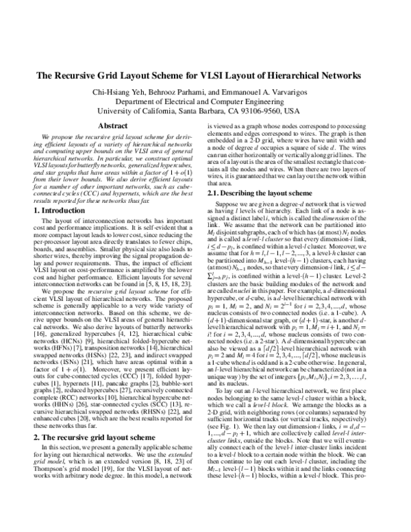 (PDF) The recursive grid layout scheme for VLSI layout of hierarchical ...