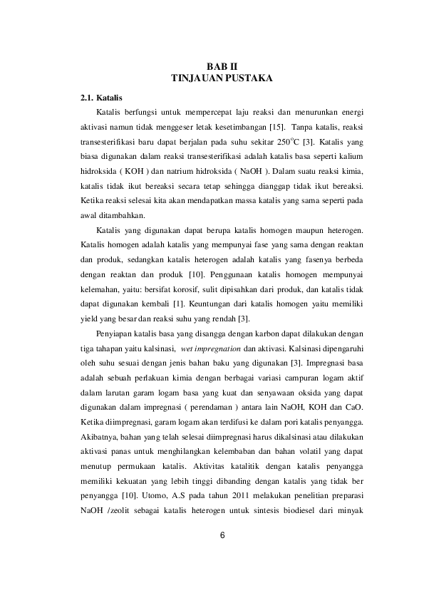 (PDF) KONVERSI MINYAK JELANTAH MENJADI BIODIESEL MENGGUNAKAN KATALIS ...