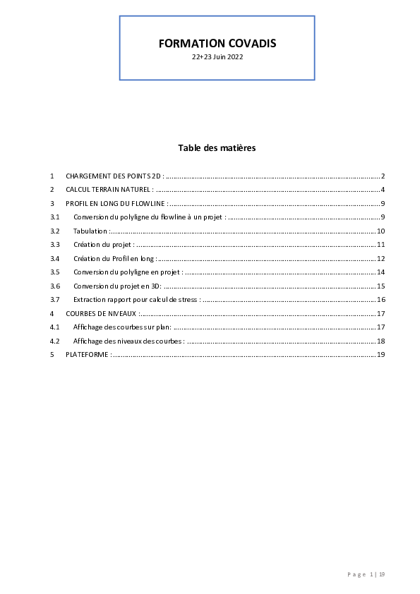 (PDF) Formation COVADIS