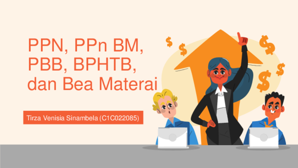 (PDF) PPT PPN, PPnBM, PBB, BPHTB, dan Bea Materai | Tirza Venisia Sinambela - Academia.edu