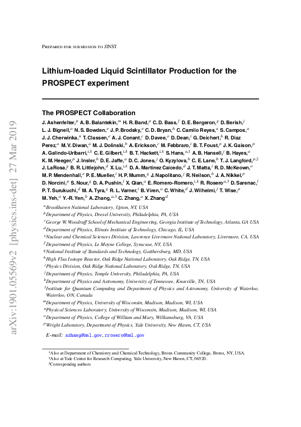 Lithium-loaded liquid scintillator production for the PROSPECT experiment