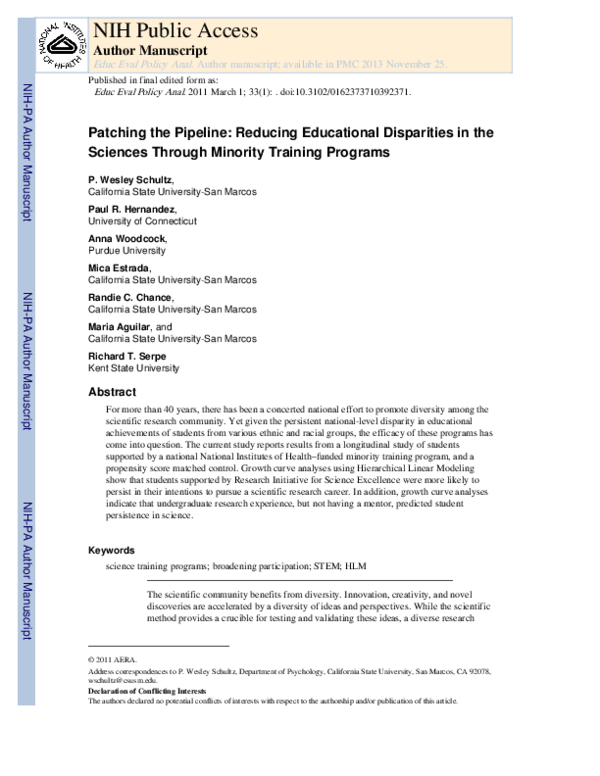 (PDF) Patching the Pipeline | Maria Areli Reyna Aguilar - Academia.edu