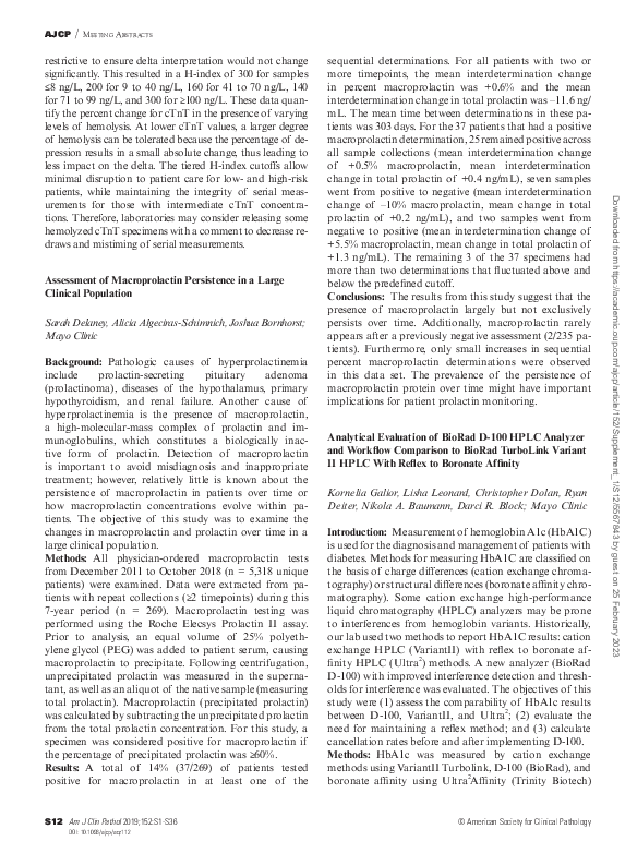 (PDF) Analytical Evaluation of BioRad D-100 HPLC Analyzer and Workflow ...