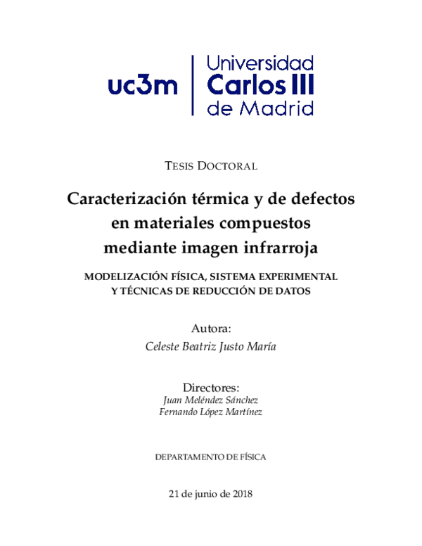 (PDF) Caracterización térmica y de defectos en materiales compuestos ...