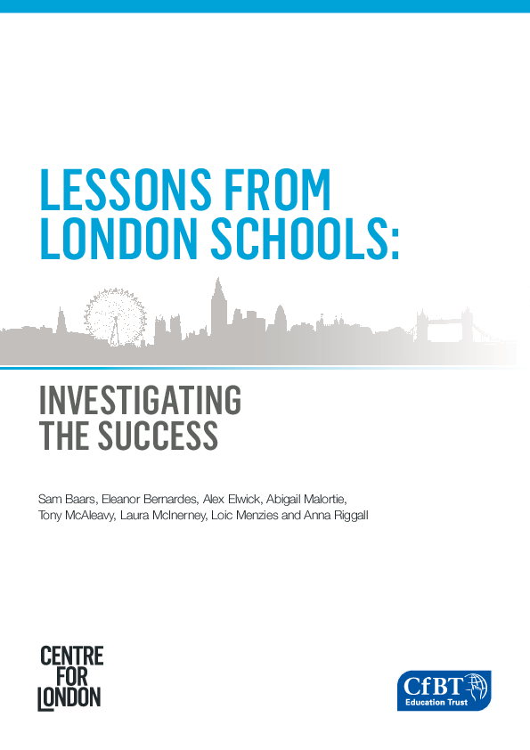 (PDF) Investigating Success in London Schools