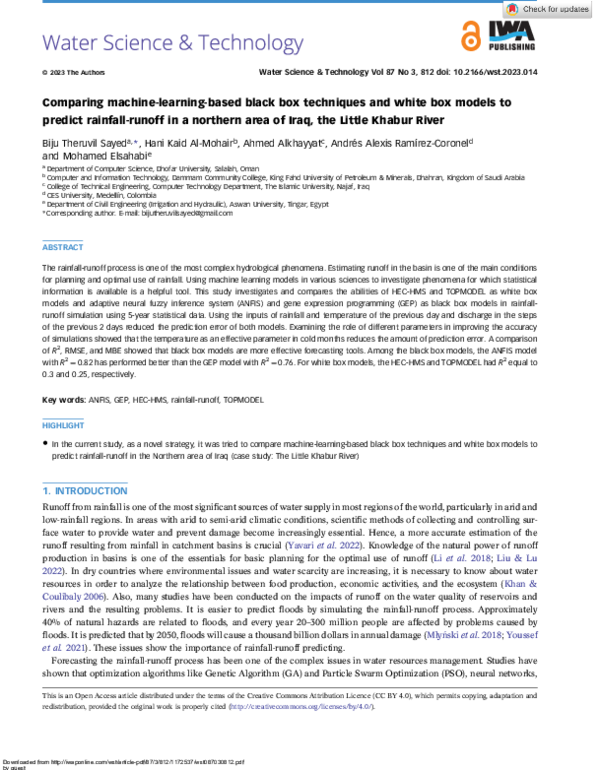 (PDF) Comparing machine-learning-based black box techniques and white box models to predict ...
