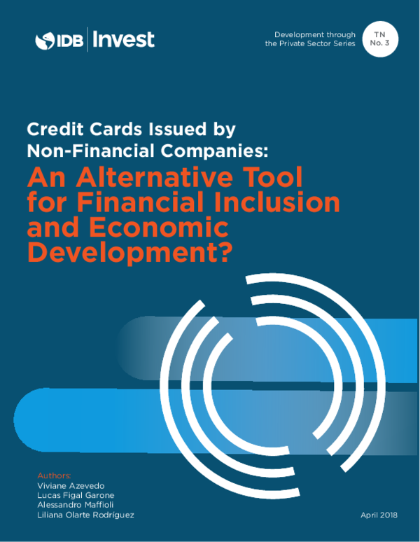 (PDF) Credit cards issued by non-financial companies: an alternative ...