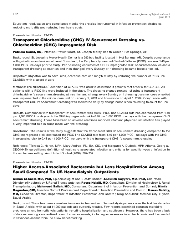 (PDF) Transparent Chlorhexidine (CHG) IV Securement Dressing vs ...