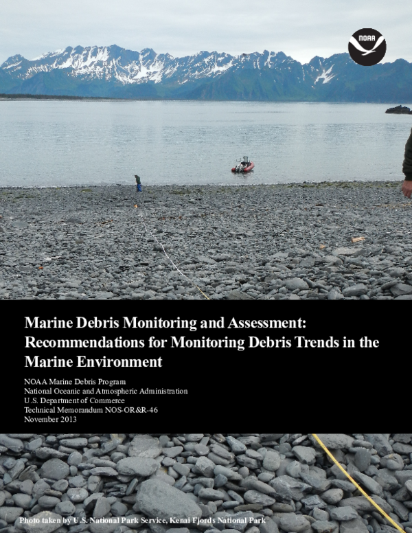 (PDF) Marine Debris Monitoring and Assessment: Recommendations for ...