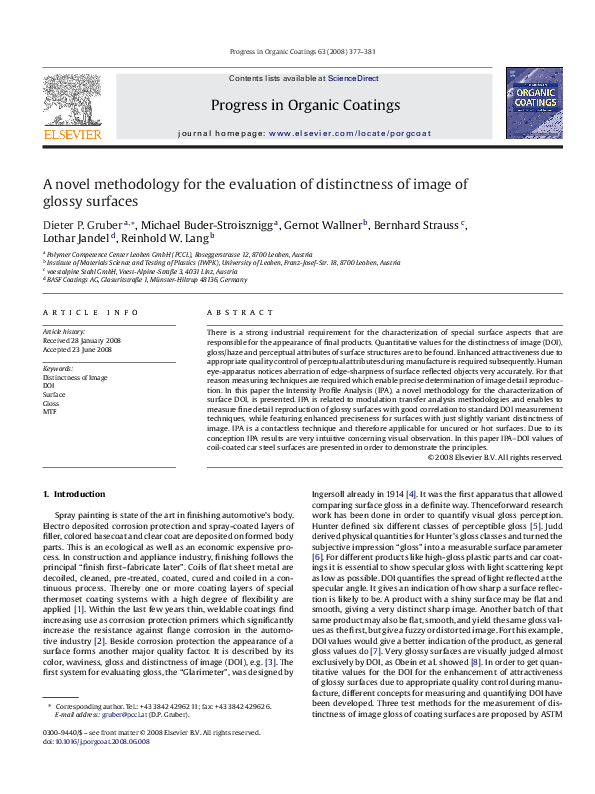 (PDF) A novel methodology for the evaluation of distinctness of image ...