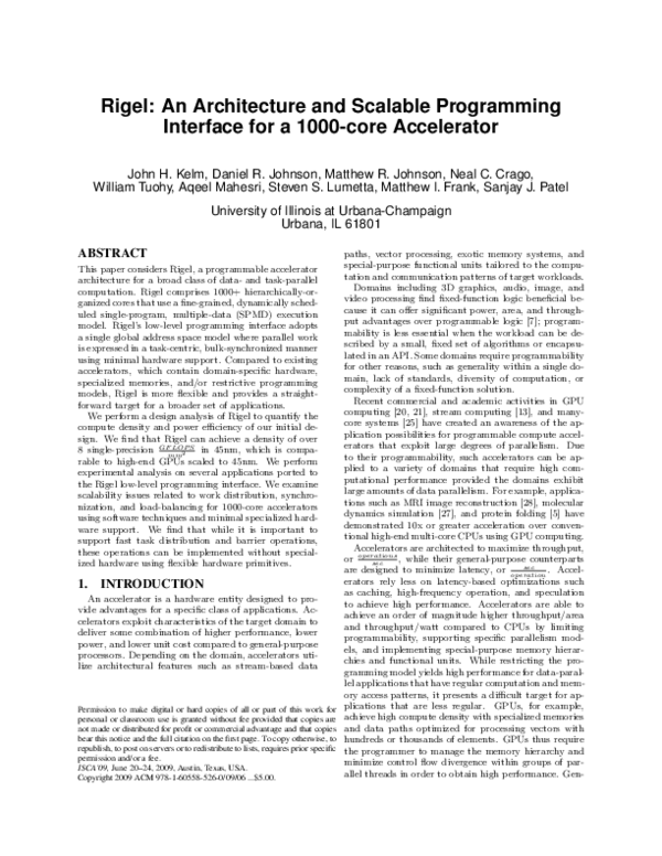(PDF) Rigel
