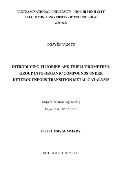 (PDF) Vietnam National University – Ho Chi Minh City Ho Chi Minh University of Technology ...