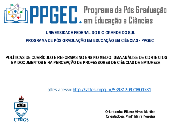 (PDF) APRESENTAÇÃO SEMINÁRIO DISSERTAÇÃO MESTRADO PPGEC UFRGS