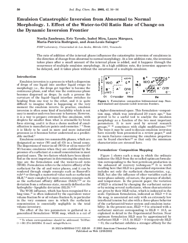 (PDF) Emulsion Catastrophic Inversion from Abnormal to Normal ...