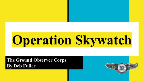 (PPT) Ground Observer Corps