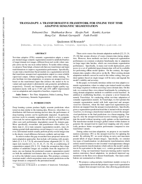 (PDF) Transadapt: A Transformative Framework for Online Test Time ...