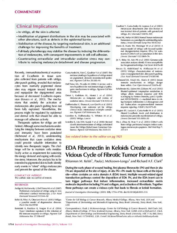 (PDF) EDA Fibronectin in Keloids Create a Vicious Cycle of Fibrotic ...