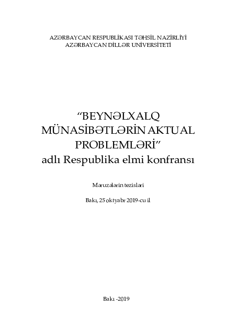 (PDF) Mahir İbrahimov-Beynəlxalq münasibətlərin aktual problemləri (1 ...