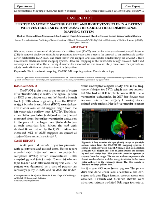 (PDF) Electroanatomic Maping of Left and Right Ventricles in a Patient ...