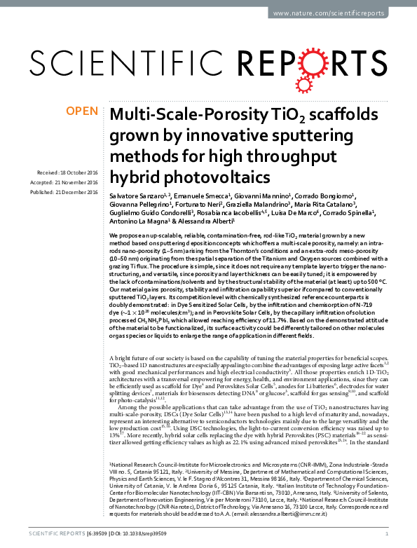 (PDF) Multi-Scale-Porosity TiO2 scaffolds grown by innovative ...