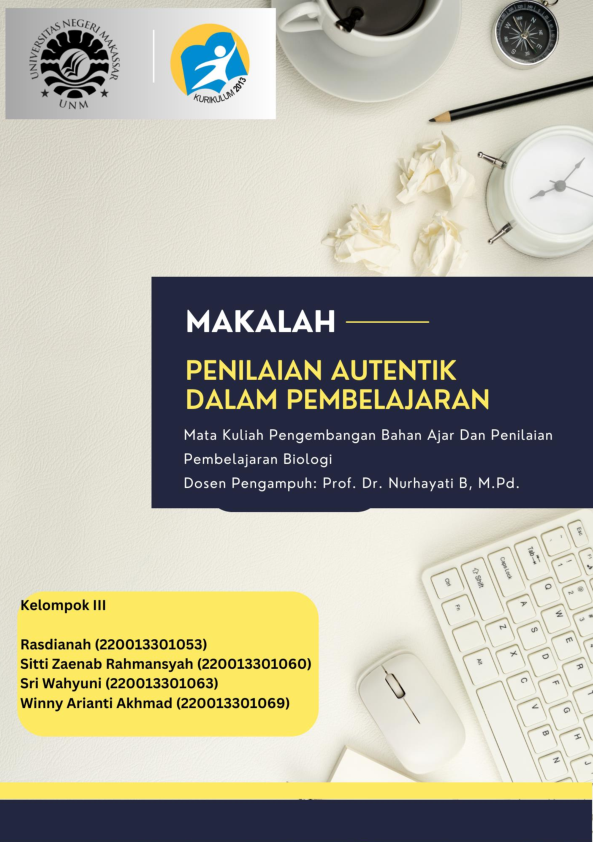 Pengertian dan Manfaat Penilaian Autentik dalam Pendidikan - BILD ...