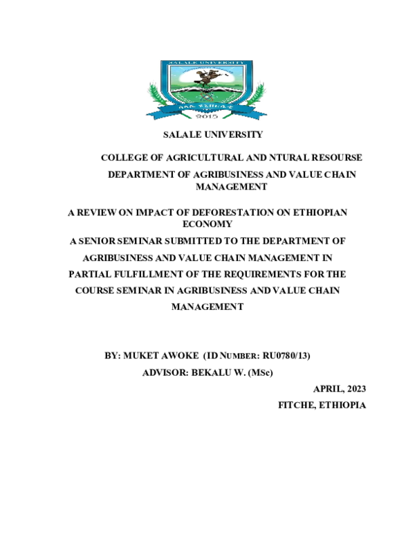 (DOC) MUKET SEMINAR I