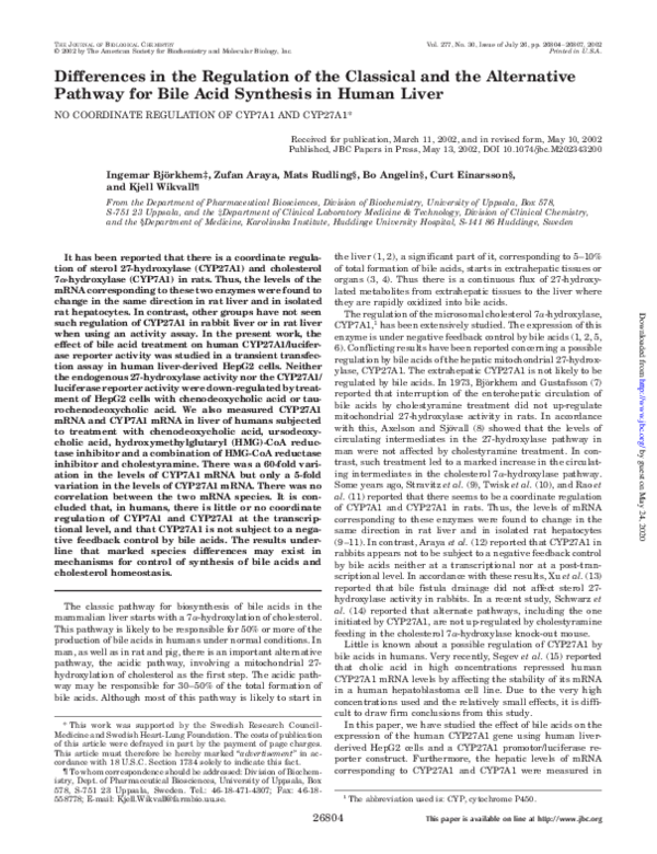 (PDF) Differences in the Regulation of the Classical and the ...