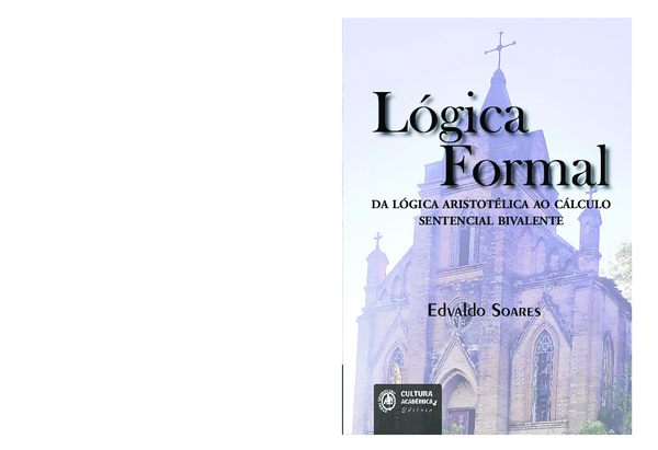 (PDF) Lógica formal: da lógica aristotélica ao cálculo sentencial bivalente