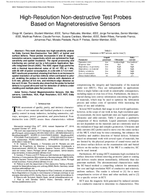 (PDF) High-Resolution Nondestructive Test Probes Based on ...