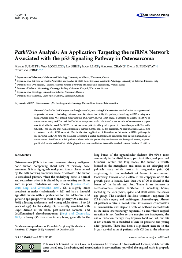 (PDF) PathVisio Analysis: An Application Targeting the miRNA Network ...