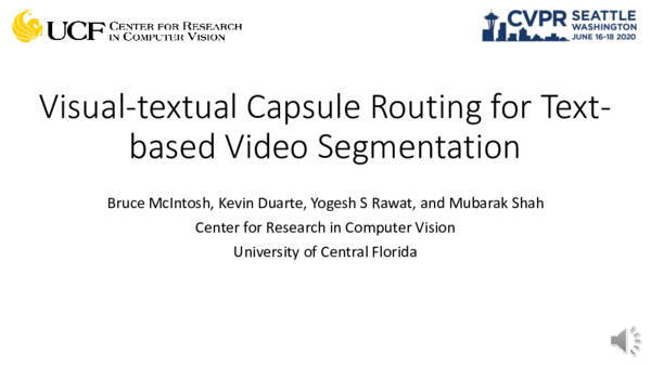 Pdf Visual Textual Capsule Routing For Text Based Video Segmentation