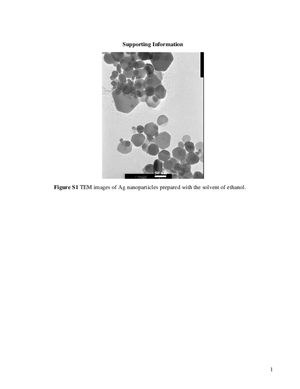 (PDF) Solvothermal Synthesis of Multiple Shapes of Silver Nanoparticles ...