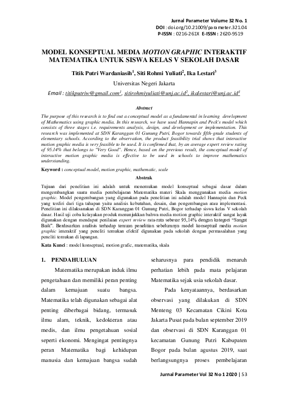 (PDF) Model Konseptual Media Motion Graphic Interaktif Matematika Untuk Siswa Kelas V Sekolah Dasar