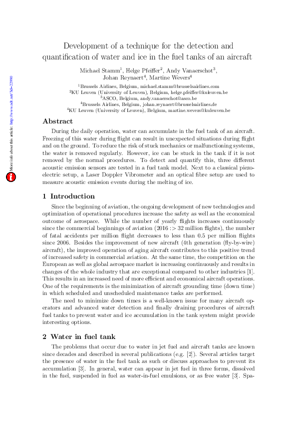 (PDF) Development of a technique for the detection and quantifcation of ...