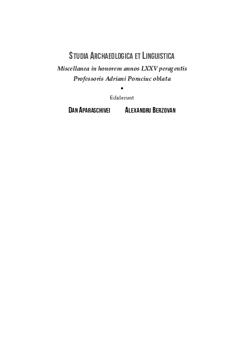 (PDF) Re‐reading Anonymus’ Gesta Hungarorum. Who were the Sclavi and ...