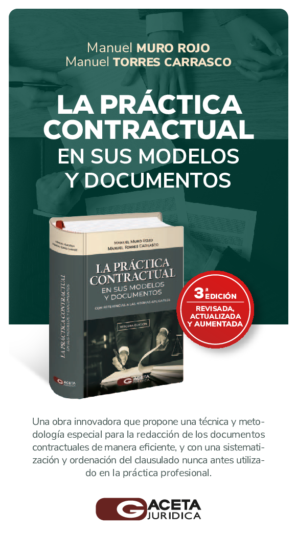 (PDF) La Práctica contractual en sus modelos y documentos - Manuel Muro Rojo & Manuel Torres ...