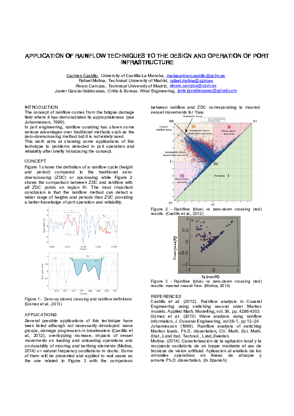 (PDF) Application of Rainflow Techniques to the Design and Operation of Port Infrastructure