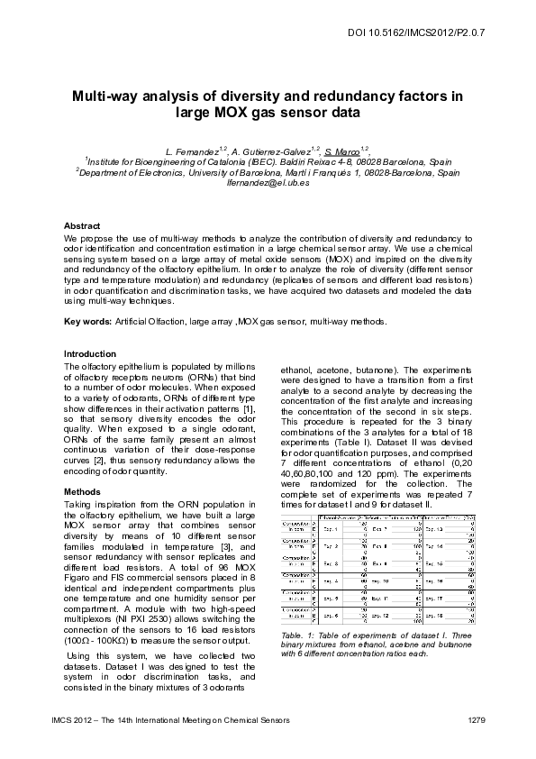 (PDF) P2.0.7 Multi-way analysis of diversity and redundancy factors in large MOX gas sensor data ...