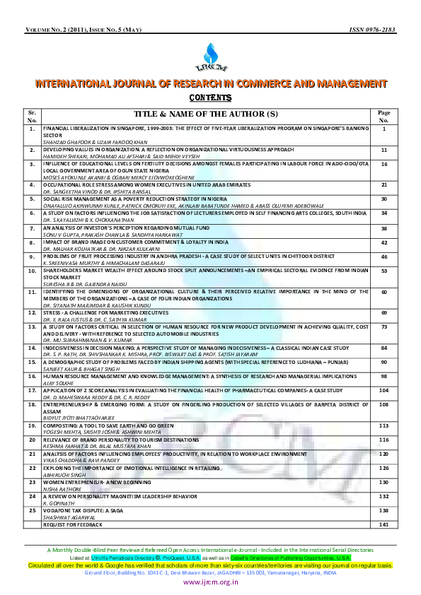 (PDF) Social Risk Management as a Poverty Reduction Strategy in Nigeria ...